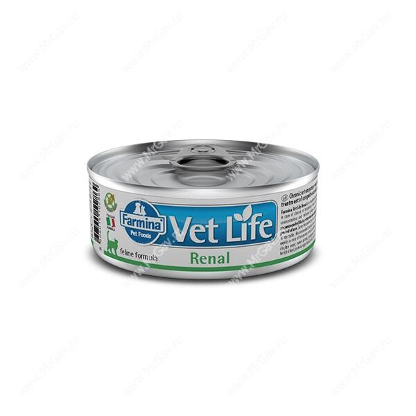 Консервы Farmina Vet Life Renal Cat - Интернет-зоомагазин Мистер Гав