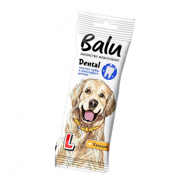Лакомство жевательное Balu Dental для собак крупных пород, L, 36 г ...